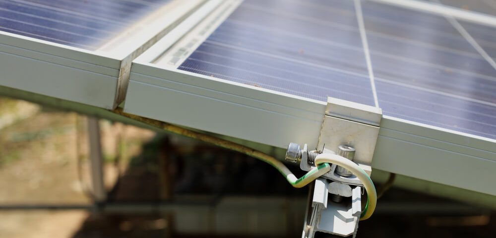 In solar power plant earthing, important elements are taken into account.