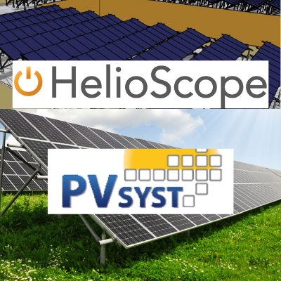 Design of Solar Power Plant in PVsyst and Helioscope Software